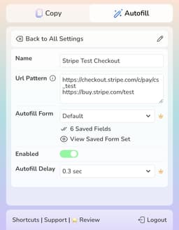 MultiField CopyCat: Extension to Copy & Autofill Web Forms